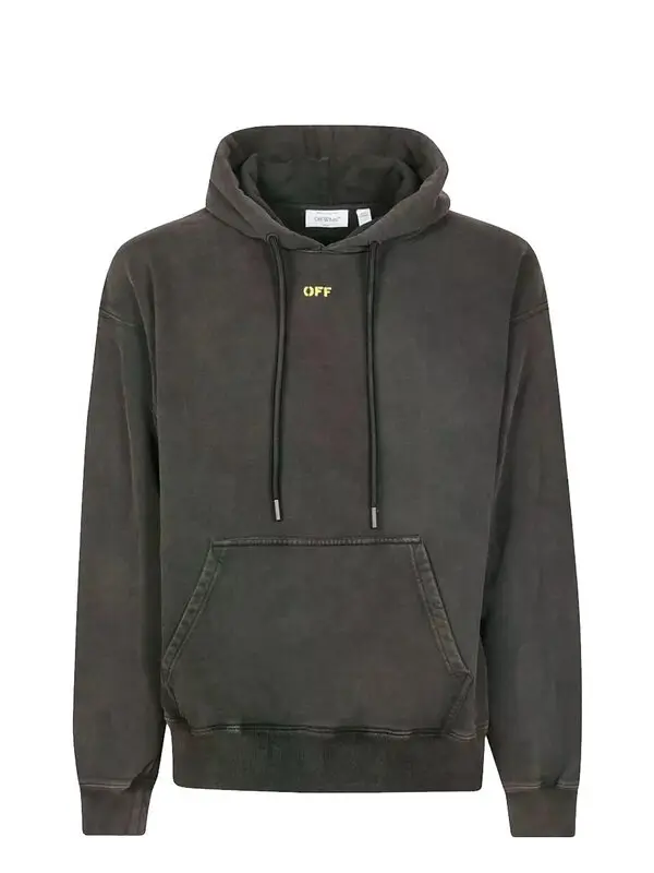 Off-White Graphic-print Hoodie - Grey