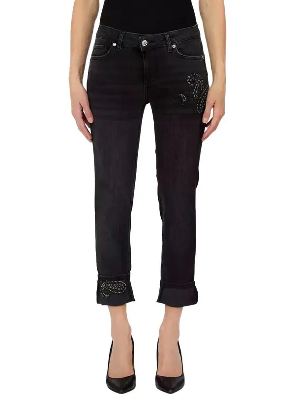 Liu Jo Embellished Pants - Black