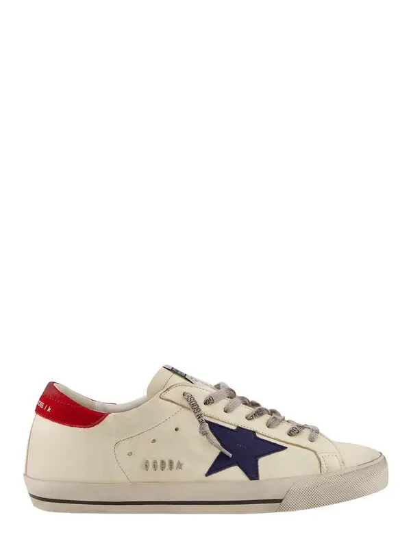 GOLDEN GOOSE Super-star Nappa Leather Sneakers - White