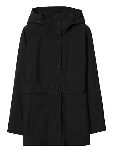 Burberry Nylon Hooded Jacket - Black