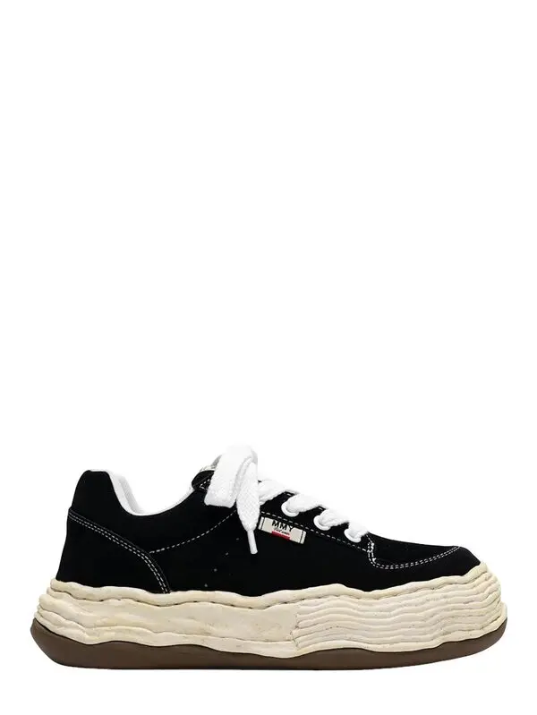 Mihara Yasuhiro Oliver Og Distressed Sneakers - Black