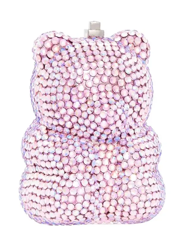 Judith Leiber Mini Gummy Bear Crystal Clutch - Pink