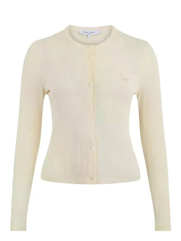 Maison Kitsuné Buttoned Cardigan - Neutrals