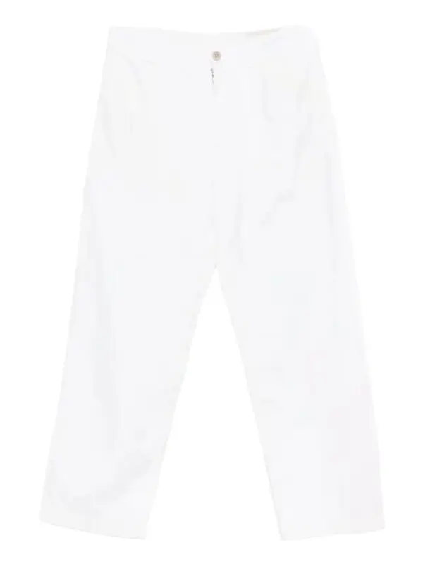 ORIGINAL VINTAGE Belt Loops Trousers - White