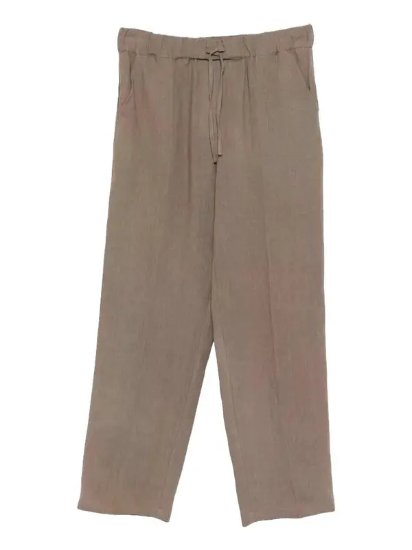 Marella Drawstring-fastening Trousers - Brown