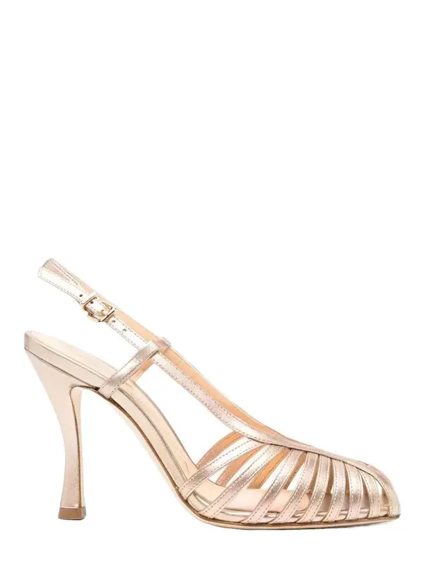 CHANTAL Strappy Heeled Sandals - Neutrals
