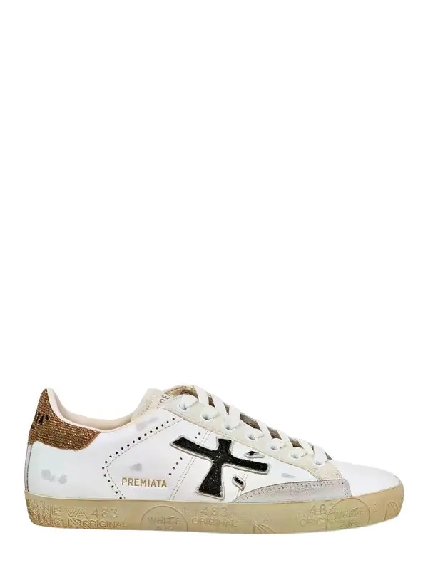 Premiata Logo Sneakers - White