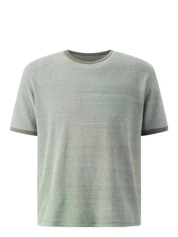 COOR Stripe Ringer T-shirt - Green