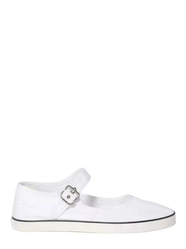 Miu Miu Drill Ballerinas - White
