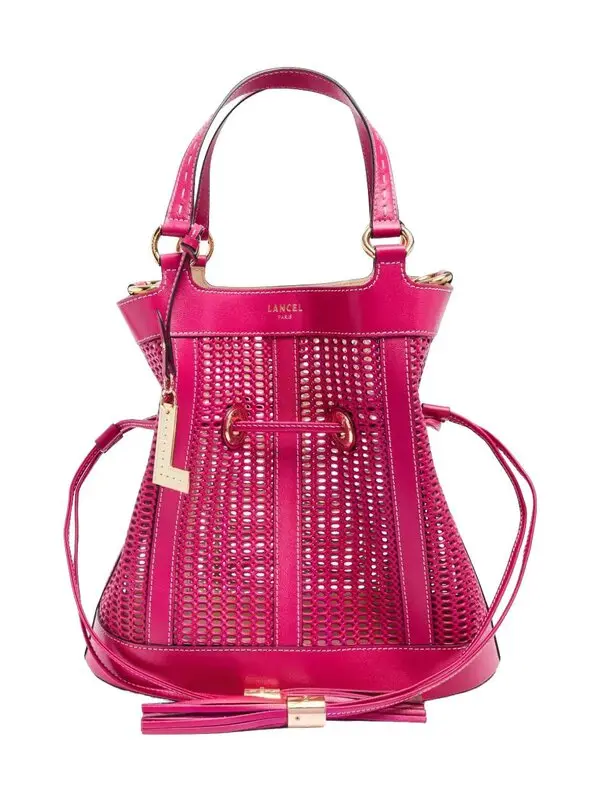 LANCEL Medium Premier Flirt Cut-out Bucket Bag - Pink