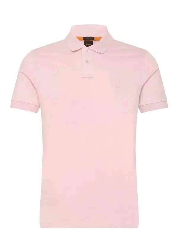 BOSS Buttoned Polo Shirt - Pink