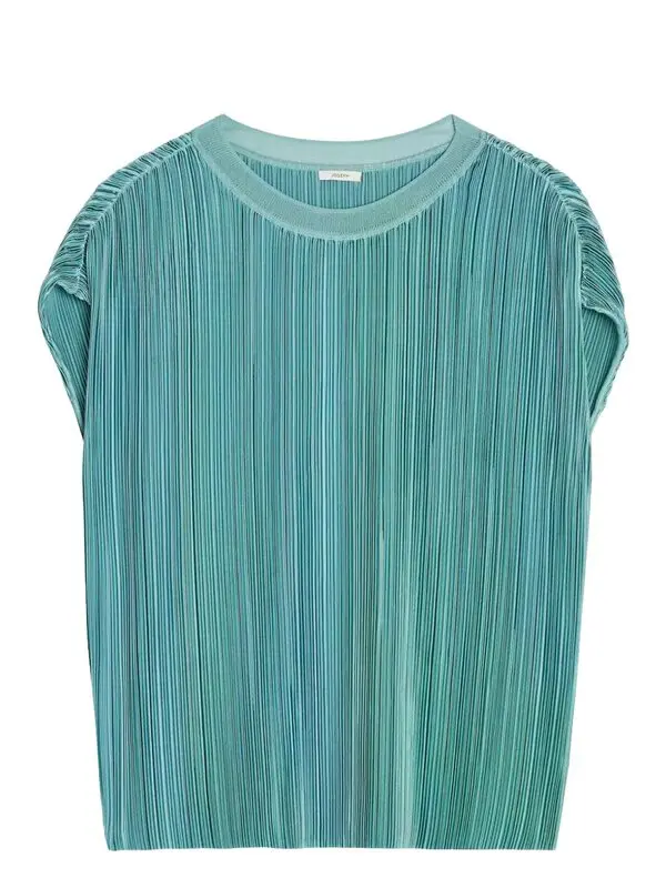 JOSEPH Cedre Pleated Top - Blue