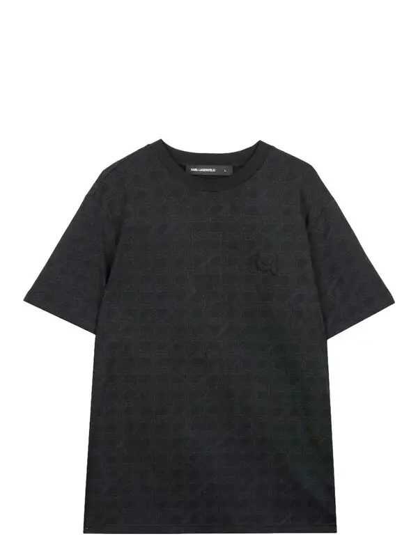 Karl Lagerfeld Patterned T-shirt - Blue