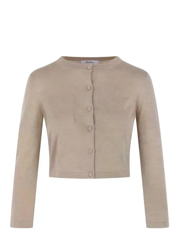 Max Mara Cropped Cardigan - Neutrals