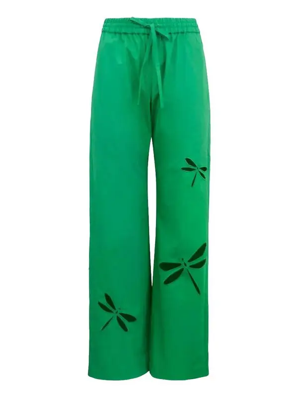 Mira Mikati Cut-out Trousers - Green