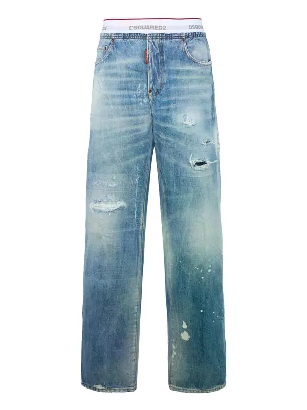 Dsquared2 Distressed Jeans - Blue