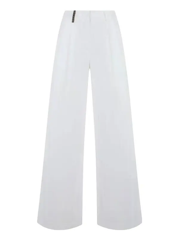 Peserico Wide-leg Trousers - White