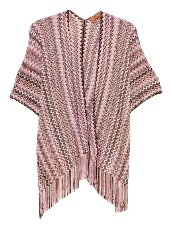 Missoni Fringe Jacket - Pink