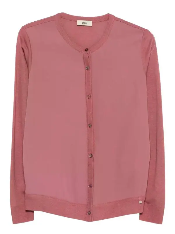 Herno Buttoned Cardigan - Pink