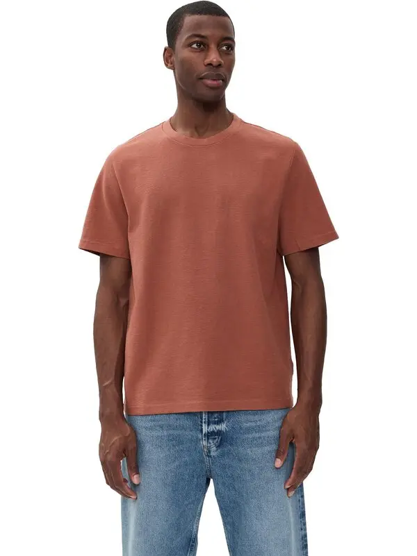 WAX LONDON Dean Tee - Rust