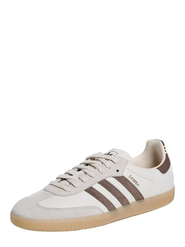 Adidas Samba Og Sneakers - Cloud White/earth Strata/gum 3