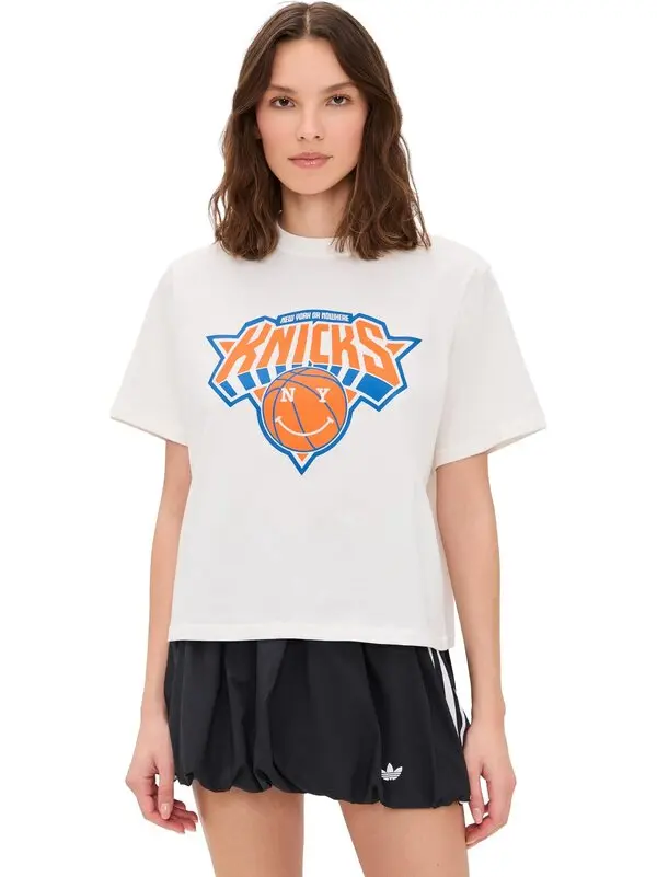 NEW YORK OR NOWHERE Knicks Dream Team Relaxed T-shirt - Off White