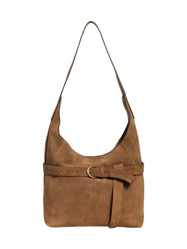 Rag & Bone Lexington Suede Bucket Bag - Golden Brown