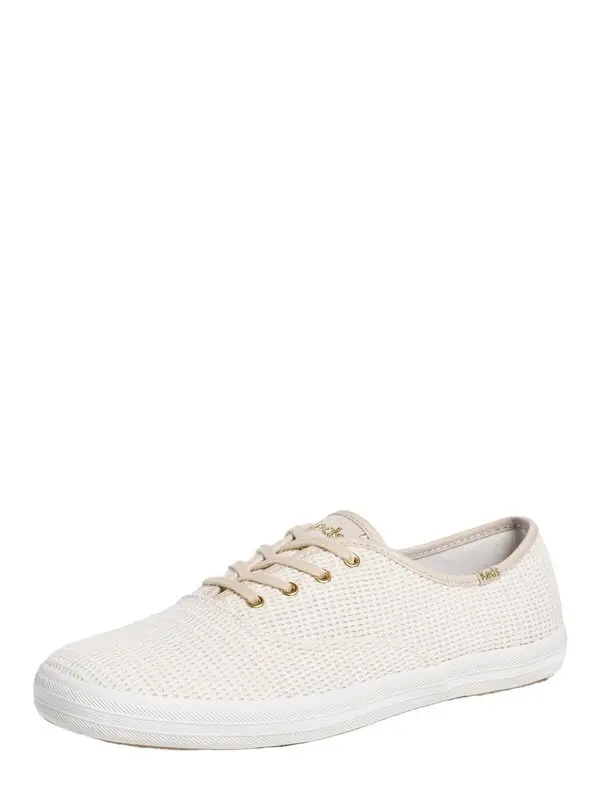KEDS Champion Cotton Mesh Sneakers - Snow White