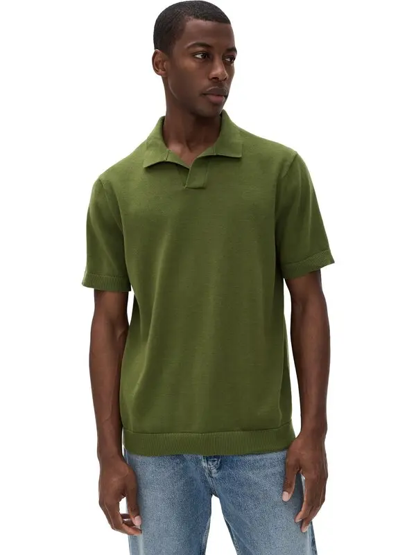 KATIN Sherman Knit Polo Shirt - Olive