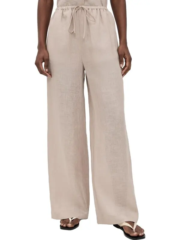 FRAME The Linen Lounge Pants - Flax