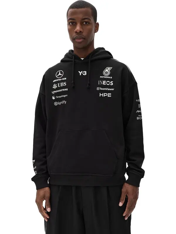 Y3 X Mercedes Amg Petronas Formula 1 Hoodie - Black