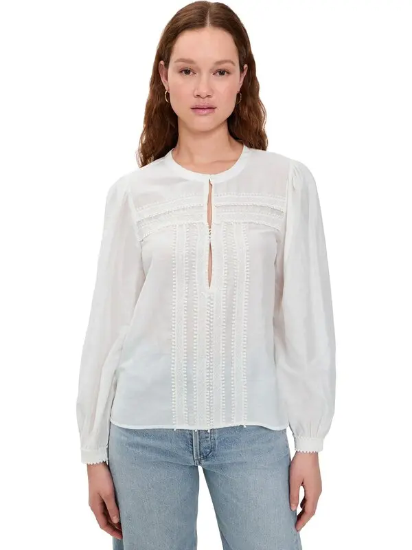 RE/DONE Tate Blouse - Ivory