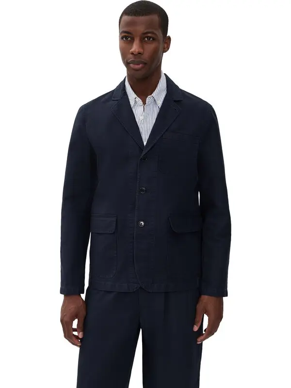ALEX MILL Mill Blazer - Dark Navy