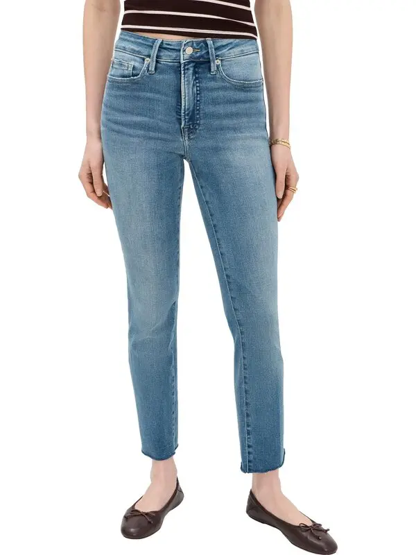 Good American Straight Leg Jeans - Indigo1209