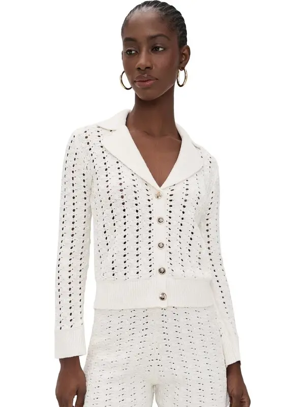 Ramy Brook Nadia Cardigan - Ivory