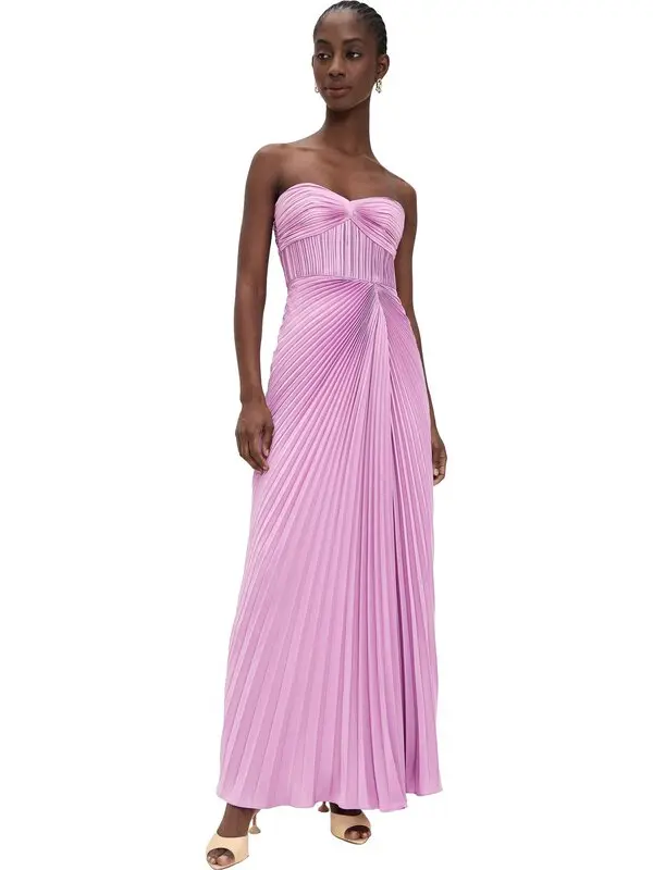AMUR Joyceann Sweetheart Gown - Pink Hyacinth
