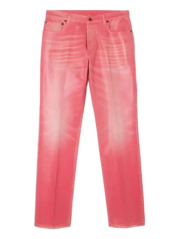 Burberry Slim Coated Jeans - Cherry Pink
