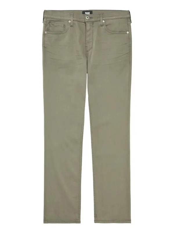 Paige Federal Slim Straight-leg Jeans - Grey