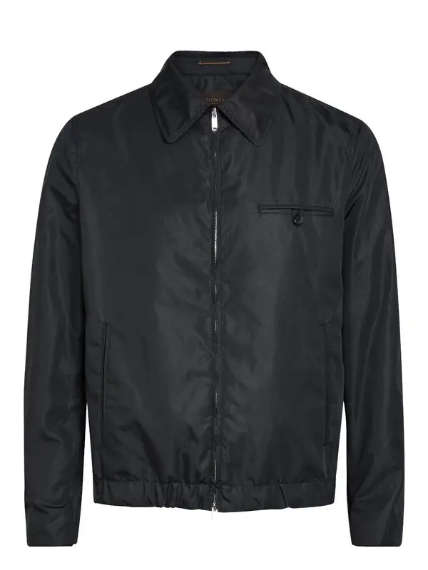 SLOWEAR Shell Bomber Jacket - Navy