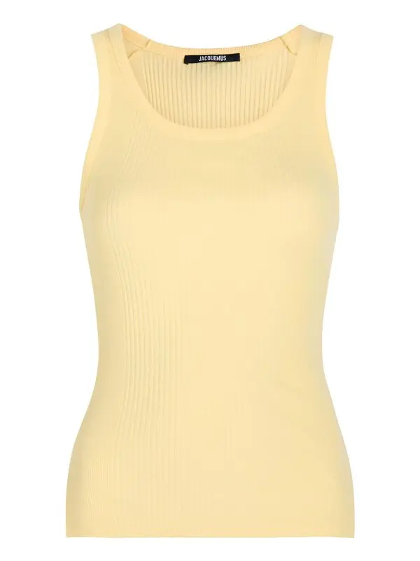Jacquemus Le Marcel Rone Carré Tank Top - Yellow