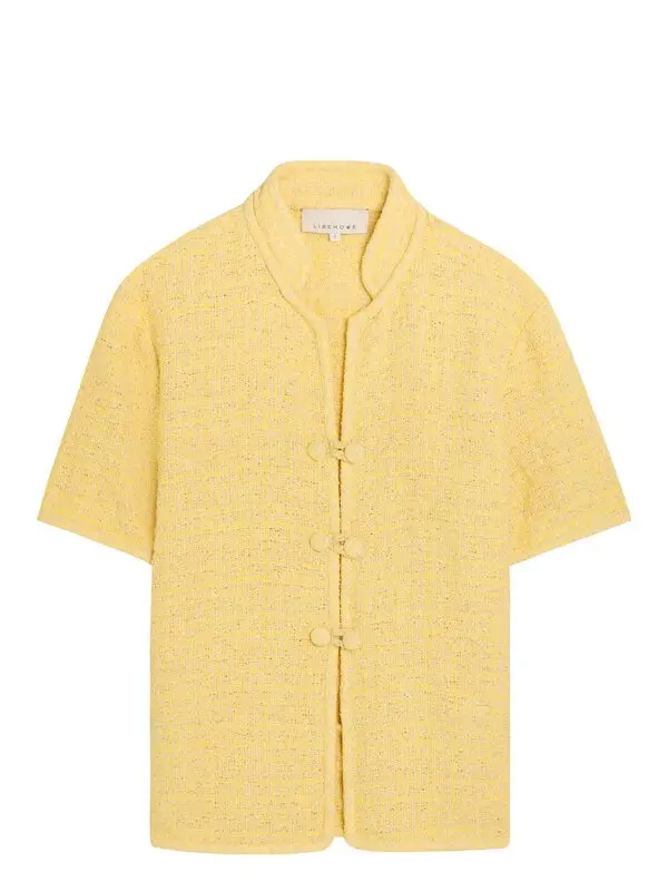 LIBEROWE Hetty Tweed Shirt - Yellow