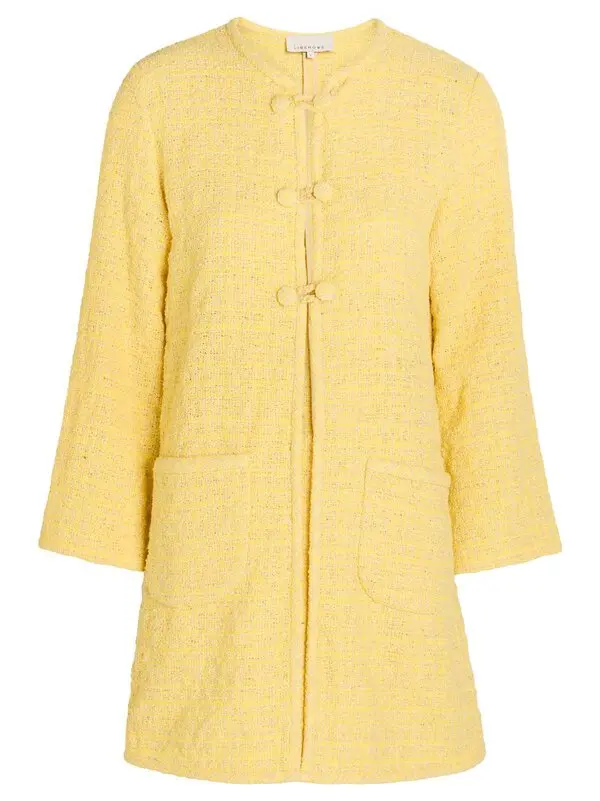 LIBEROWE Agnes Tweed Mini Dress - Yellow