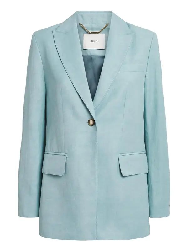 JOSEPH Single-button Rochd Blazer - Blue