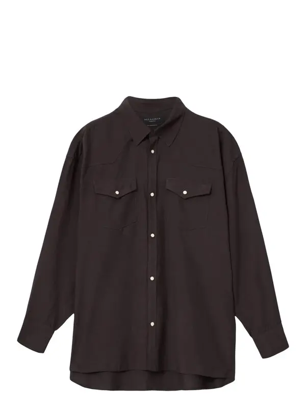 ALLSAINTS Pickett Overshirt - Brown