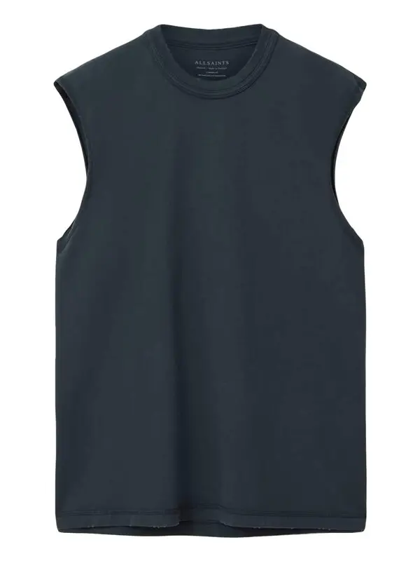 ALLSAINTS Cotton Sleeveless Cole T-shirt - Black