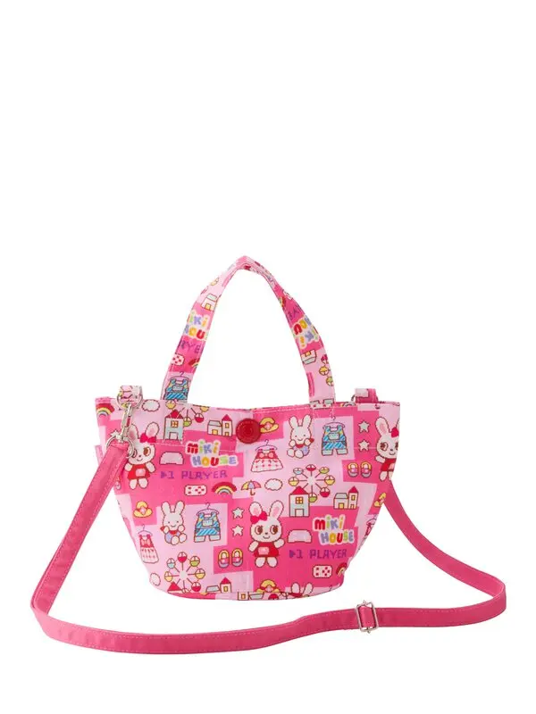 MIKI HOUSE Cotton Usako Tote Bag - Pink