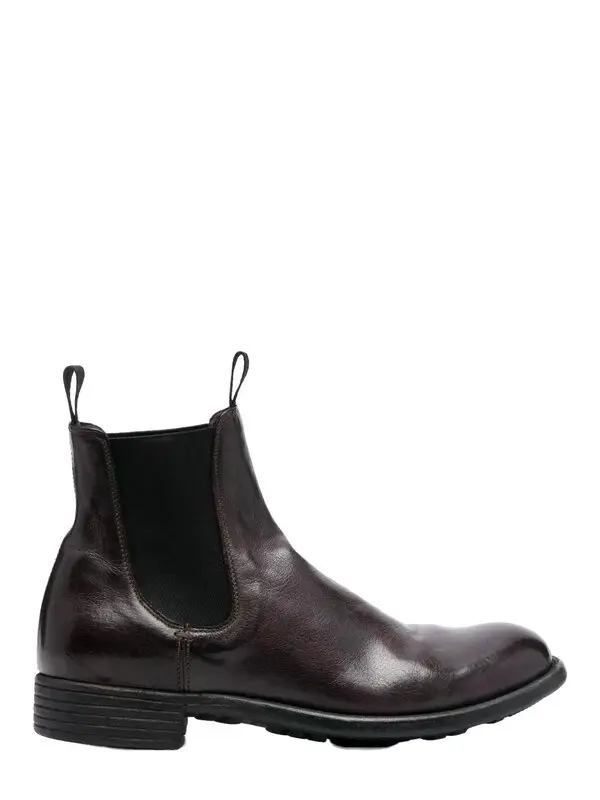 Officine Creative Calixte 004 Leather Ankle Boots - Brown