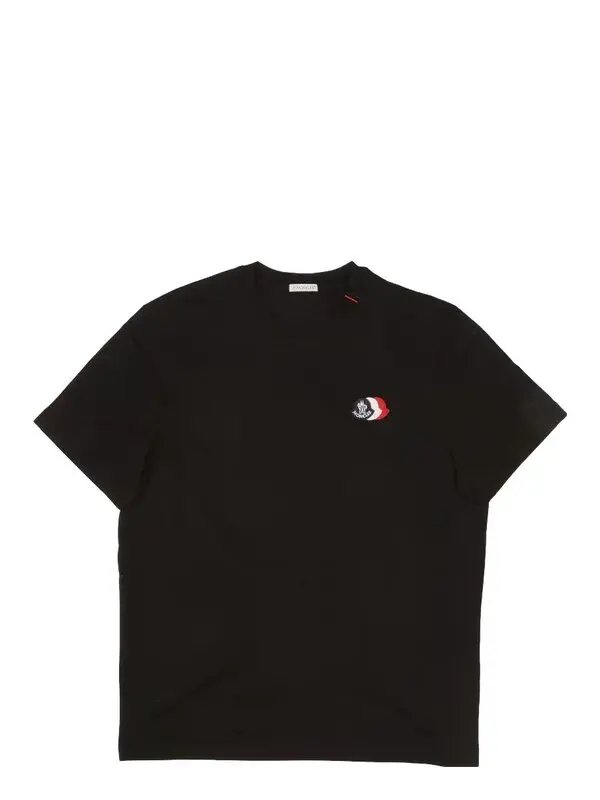 Moncler Logo-patch T-shirt - Black