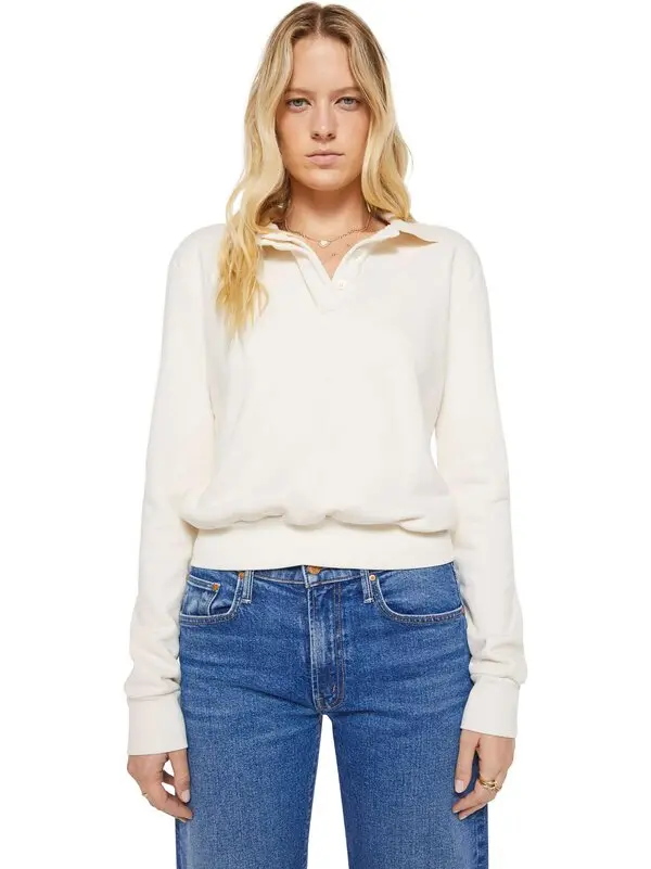 Sprwmn Polo Sweatshirt - White