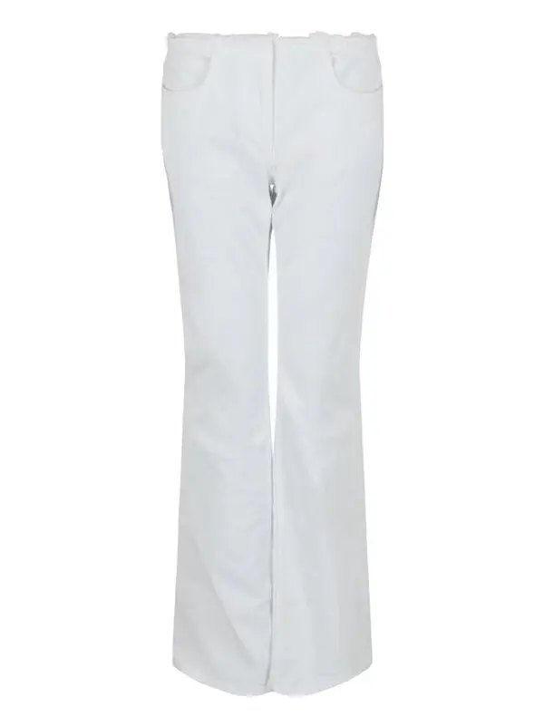 Givenchy Low-rise Flared Jeans - White